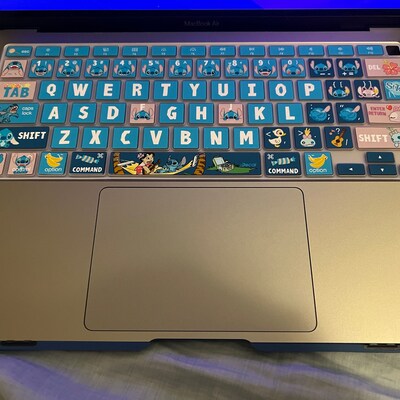 Stitch Keyboard Sticker/cover for MacBook Pro and Air Decal for Apple ...