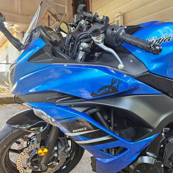 Look Twice Save A Life Motorcycle Vinyl Decal. Sticker for Motorcycle ...