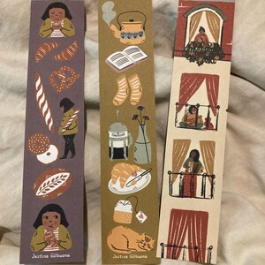 Cozy Bookmark Set Cozy Bookmarks, Cozy Stationery, Book Lovers Gifts ...