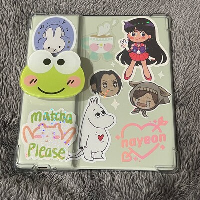 Boba Frog Sticker Cute Stickers , Cute Frog Sticker, Water-resistant ...