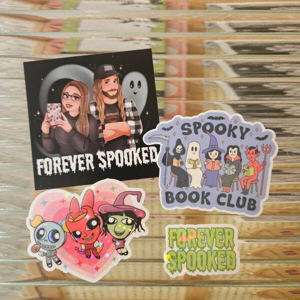 Spooky Sticker True Crime Junkie Holographic Knife Sticker Waterproof ...