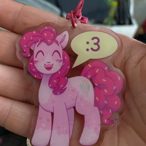MLP Pinkie Pie :3 Vitiligo Charm 2.5 - Etsy