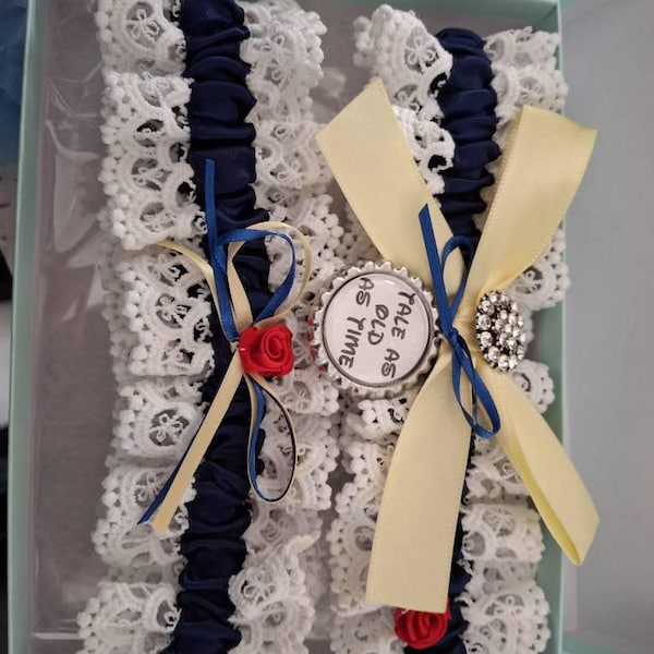 Royal Blue and White Striped Key Fob - Etsy