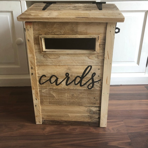 Handmade Rustic Letterbox for Weddings- CUSTOMISABLE | Wedding ...