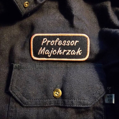 Embroidered Custom Iron-on Rectangle Name Patch - Etsy