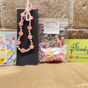 Cute Flower Beaded Phone Strap / Keychain / Phone Charms - Etsy