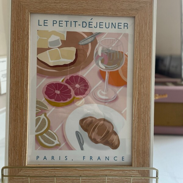 Digital Download of Petit Dejeuner, French Breakfast, Printable ...