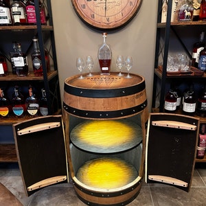 Build Your Own Whiskey Barrel Cabinet Kit. Includes All - Etsy