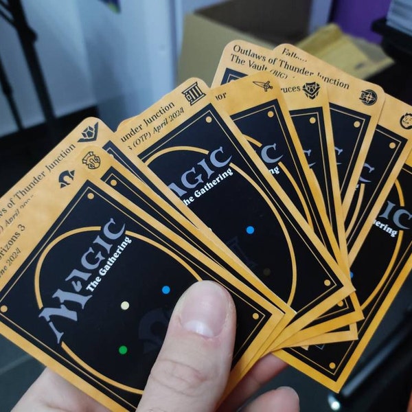 MTG Custom Binder Labels - Spines for Magic the Gathering Trading Cards ...