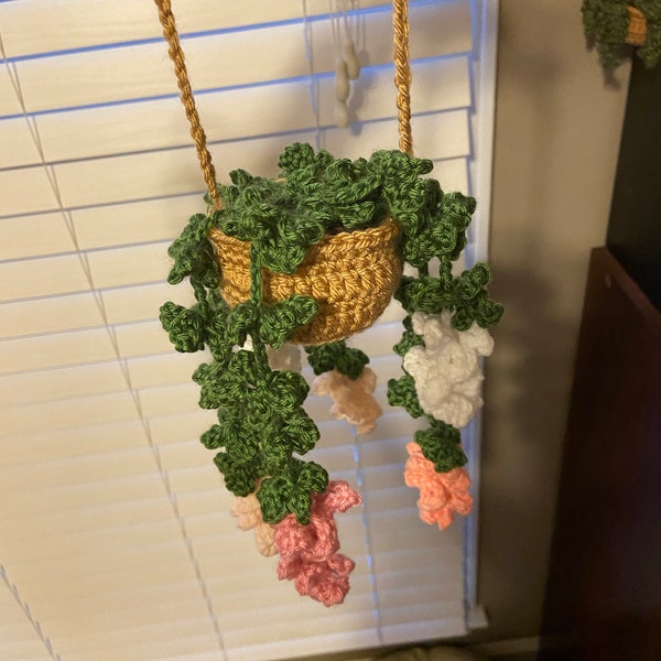Crochet Vines With Dangling Flowers Pattern - Etsy