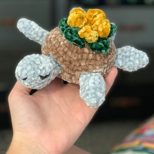 Crochet Pattern PDF Download | No Sew Amigurumi Turtle, Sea Turtle ...