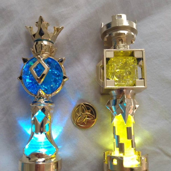 Genshin Gnosis, LED Light up Gnosis, Genshin Impact Barbatos, Geo ...