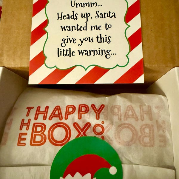 Lump of Coal Single Day Elf Kit, Lump of Coal Gag Gift, North Pole Coal ...