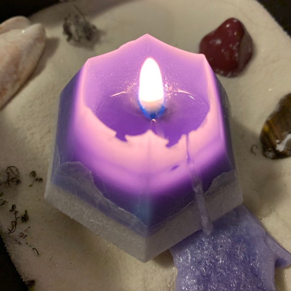 Surprise Candle With Hidden Crystals in a Personalized Box, Valentines ...