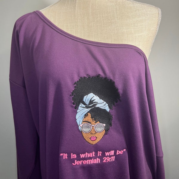 Afro Woman Machine Embroidery Design, Black Girl Embroidery Design ...