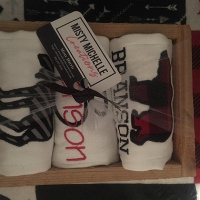 Personalized Burp Cloths House Divided NFL NBA Hockey MLB - Etsy