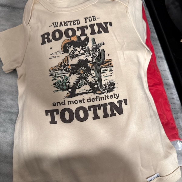 Funny Baby Onesie® Rodeo Rootin Tootin Cowboy Baby Onesie® Newborn Boy ...