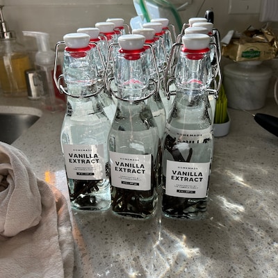 Modern Sprinkles Extract Labels Personalization Available Durable ...