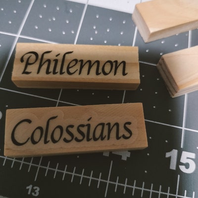 Clear Calligraphy Bible Book Title Stickers All 66 Books - Etsy