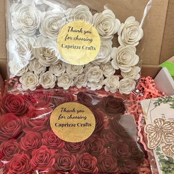 Personalized Wedding Gift/ Paper Flower Shadow Box/ Anniversary Gift ...