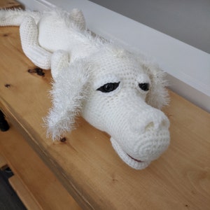 Amigurumi Crochet Pattern for Falkor Inspired Luck Dragon. - Etsy