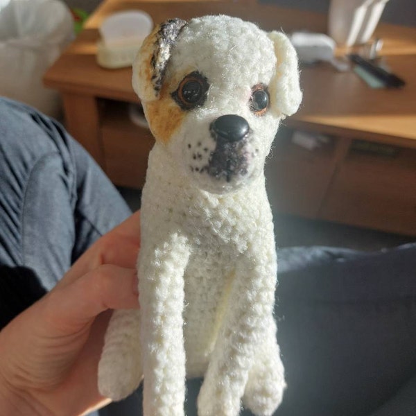 Custom Stuffed Dog, Custom Dog Plush, Custom Crochet Dog, Custom Pet ...