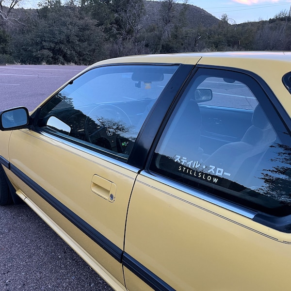 Still Slow JDM Transparent Slap Sticker Window Sticker Katakana - Etsy