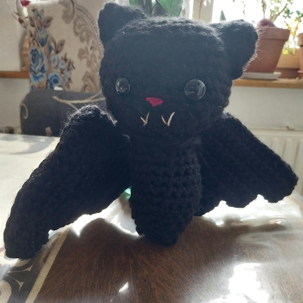PATTERN: Plush Binx the Bat Pattern Amigurumi Chunky Bat Pattern Super ...