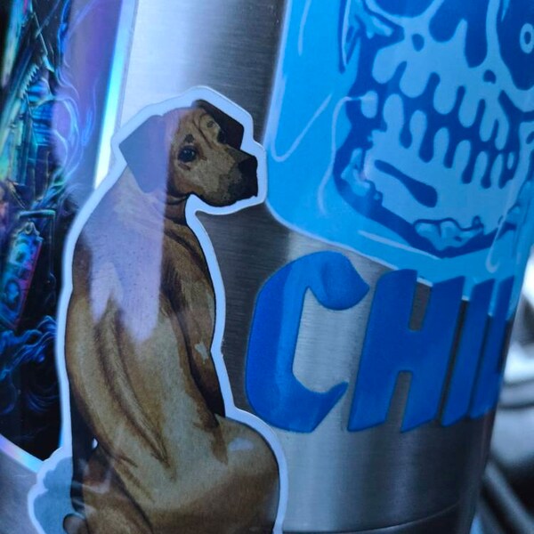 Jindo Dog Breeds Sticker Decal, Korean Jindo Dog Vinyl Sticker, 3inch ...