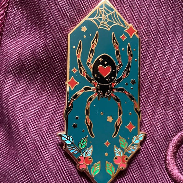 Silver Plated Bat Hard Enamel Pin - Etsy