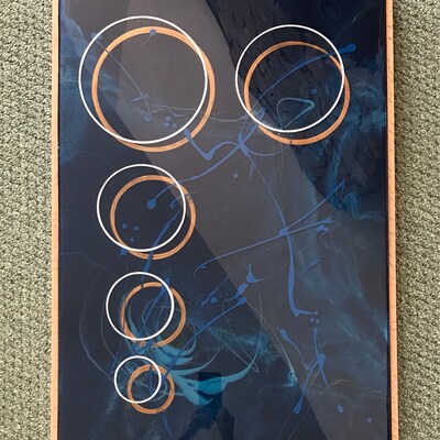 Original Artist Etching, Summer Rain Forest Landscape, Colorful Nature ...