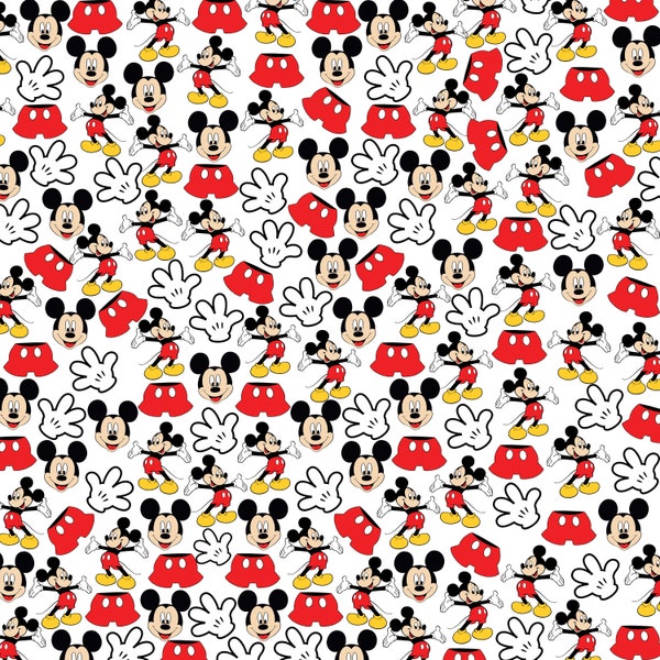 Mickey Mouse Digital Paper, Scrapbook Papers, Wallpaper, Mickey ...