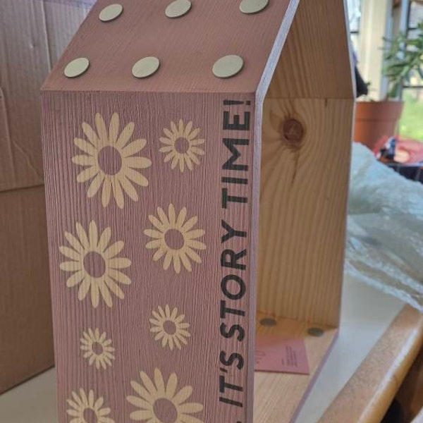 Stackable Storage Book Crates Personalised CHOOSE YOUR COLOURS Playroom ...