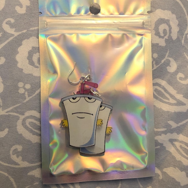 Aqua Teen Hunger Force Master Shake Earrings - Etsy