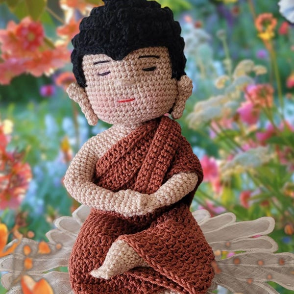 Crochet Buddha Pattern: Zen Meditation Decor (PDF Pattern) - Etsy