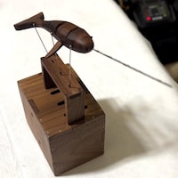 Wooden Whale Automata | Handmade Narwhal Music Box | Handcrafted ...