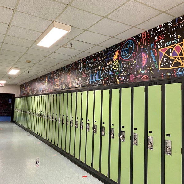 Science Wallpaper Mural / Physics Wallpaper / Scientific Formulas ...