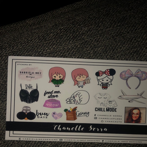 Custom Sticker Contact Cards for Planner Meet Ups & Events - Etsy