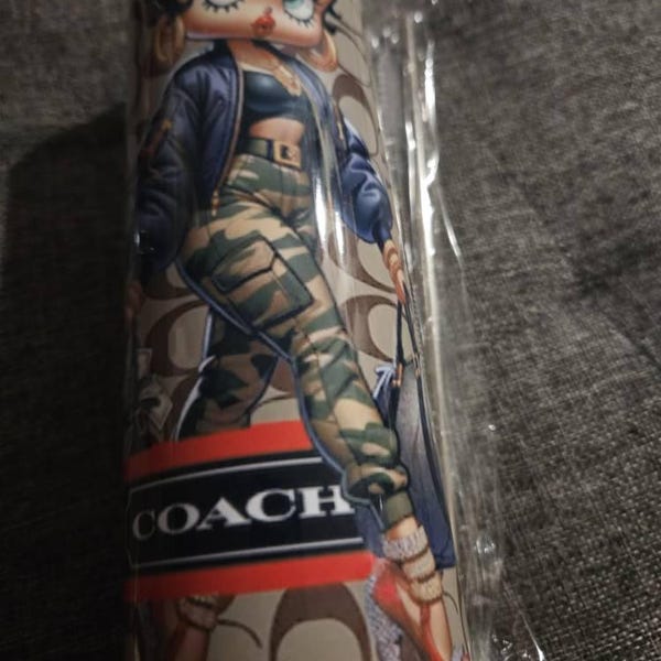 Black Betty Boop Fashion 20oz Tumbler - Etsy