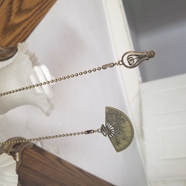 Set of Two, Clear Crystal Ceiling Fan Pulls, Crystal Light Pulls ...