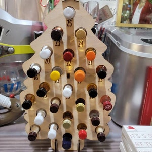 Adult Advent Tree Advent Christmas Decor Wine Calendar Christmas ...