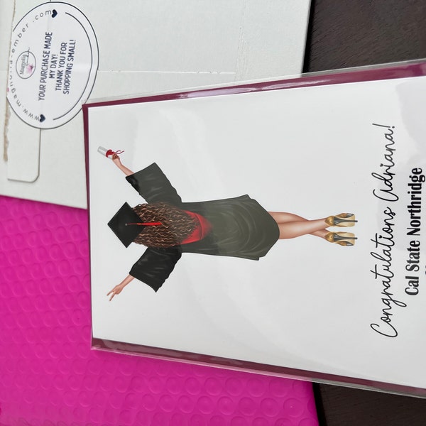 Graduation 2025 Custom Card | Personalized Graduation Card | Greeting ...