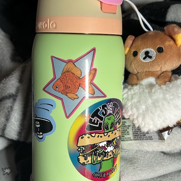 Goldfish Star Sticker | Glossy and Waterproof - Etsy