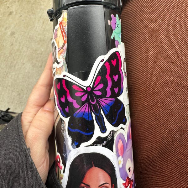 Subtle Lesbian Pride Flag Sticker, Pride Stickers, Sapphic Sticker ...