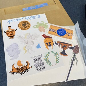 Greek Goddess Sticker Pack Ancient Greek Mythology Stickers | Etsy Canada