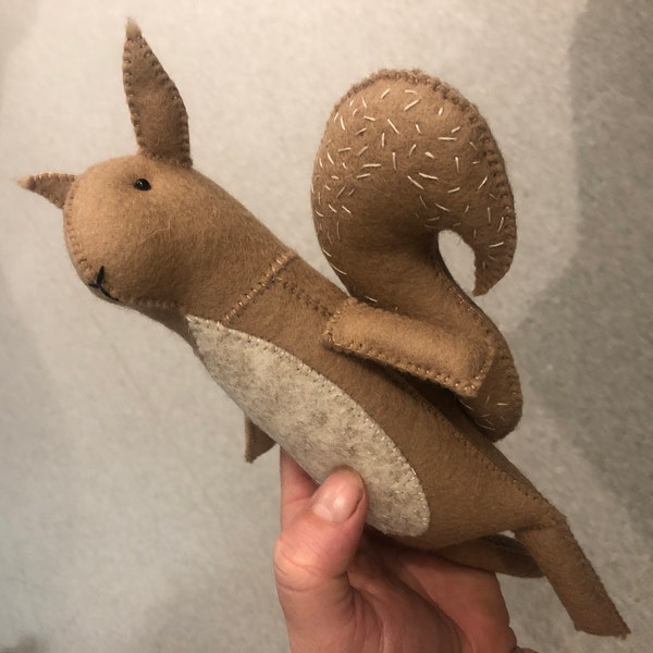Squirrel Sewing PATTERN PDF, Stuffed Toys Tutorial, Animals Soft Toy - Etsy