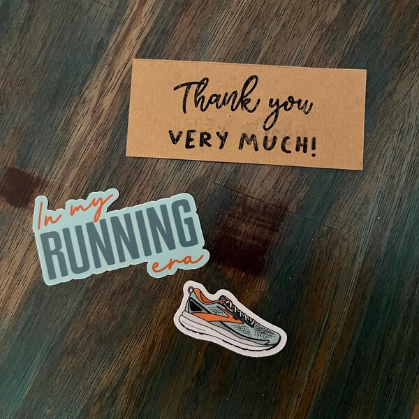 Mini Running Shoe Sticker | Beige Running Shoe Sticker | off White ...
