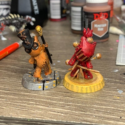 Dragonborn Flag Guard 32mm Resin Miniature Dnd Miniatures Dungeons ...