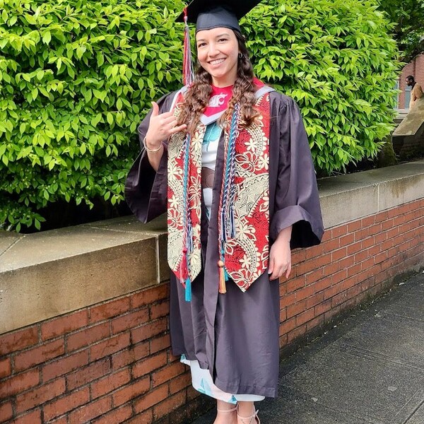 Handmade Metallic Polynesian Graduation Stole - Etsy