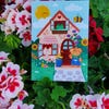 Sticker Sheet "mango the Rainbow Cat", Set of 12 Kiss Cut Stickers ...